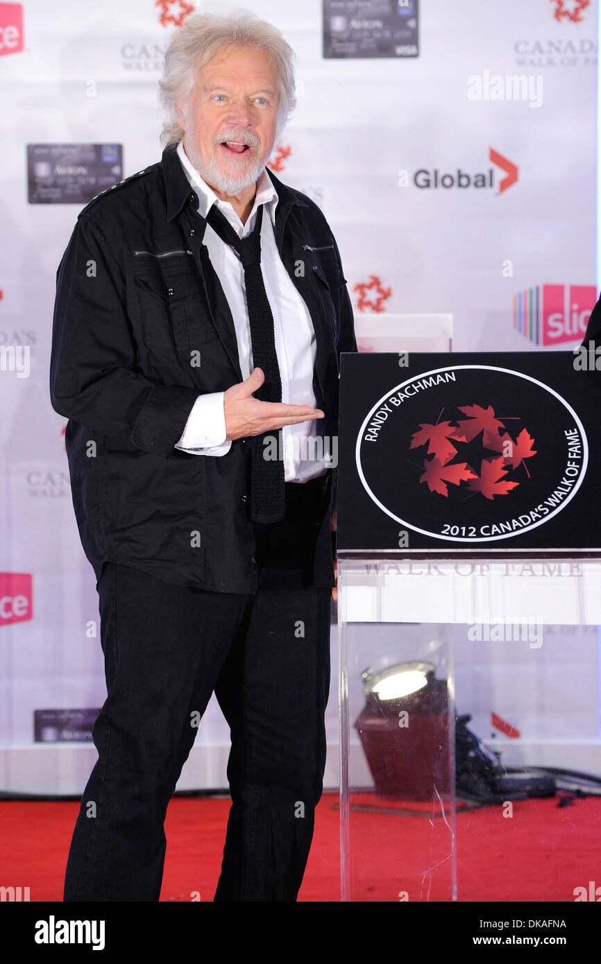 Randy Bachman Canada's Walk of Fame Star unveilings at Ed Mirvish ...