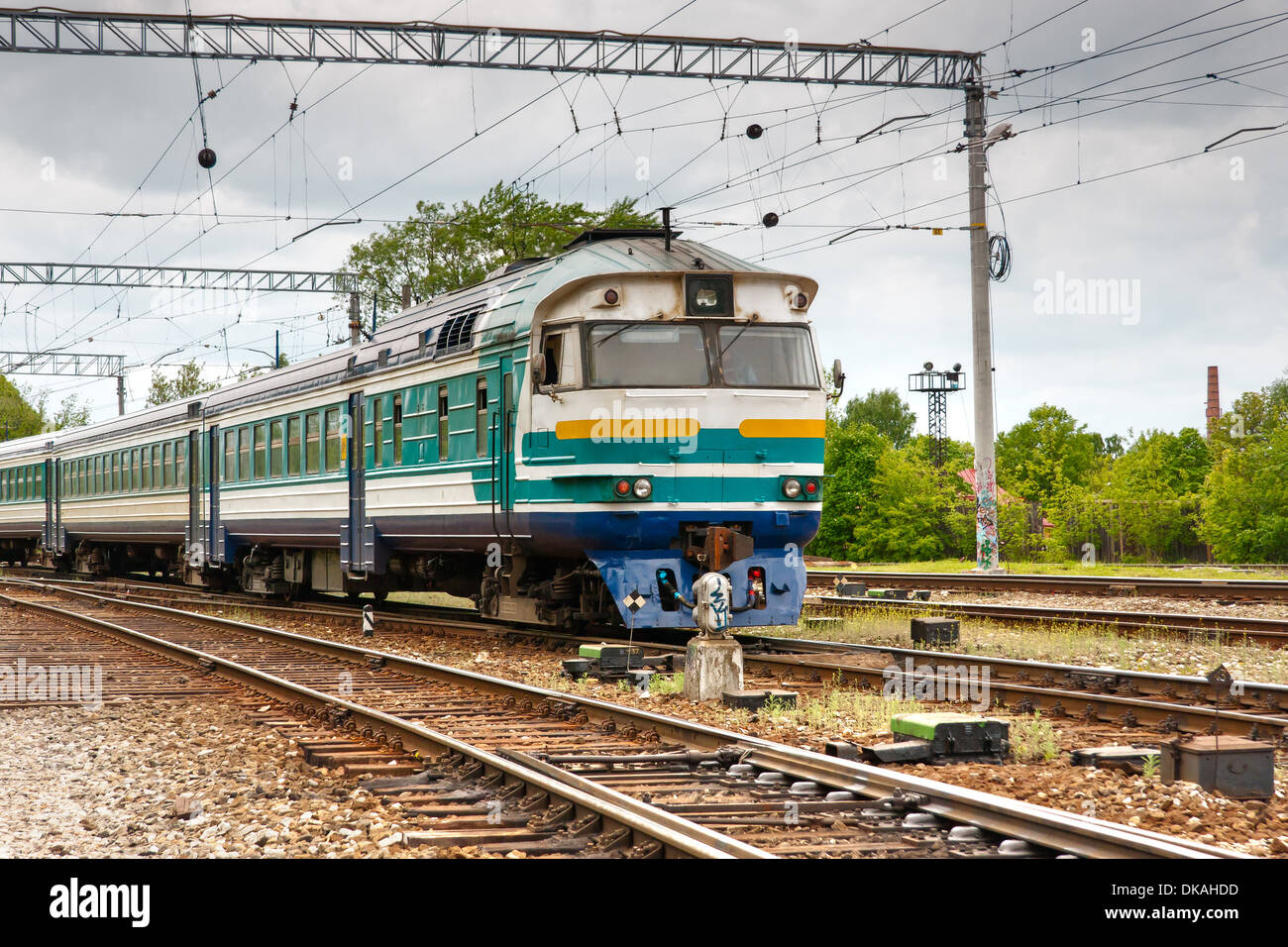 Train railway soviet hi-res stock photography and images - Alamy