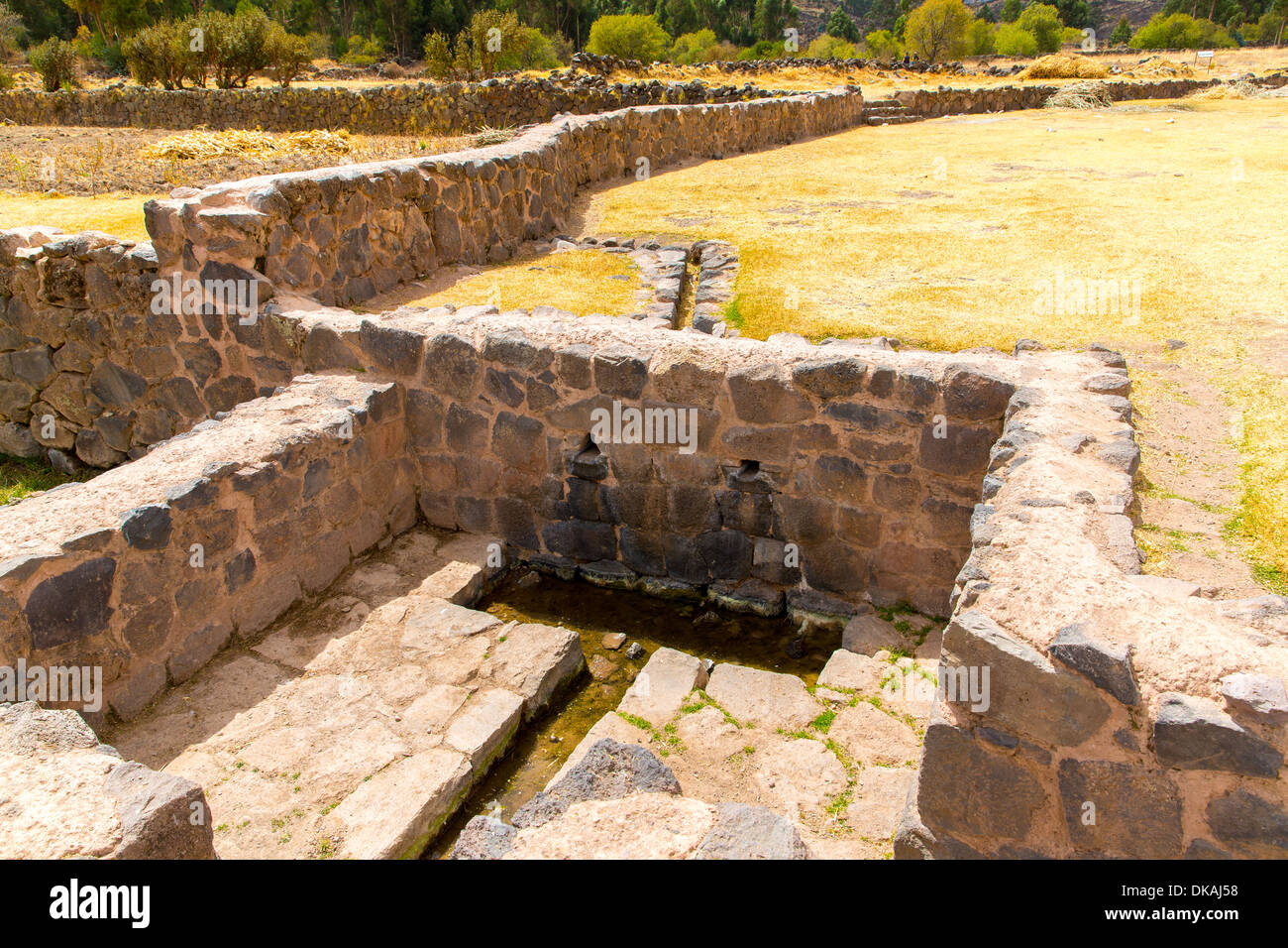 Raqchi, Inca archaeological site in Cusco, Peru (Ruin of Temple of ...