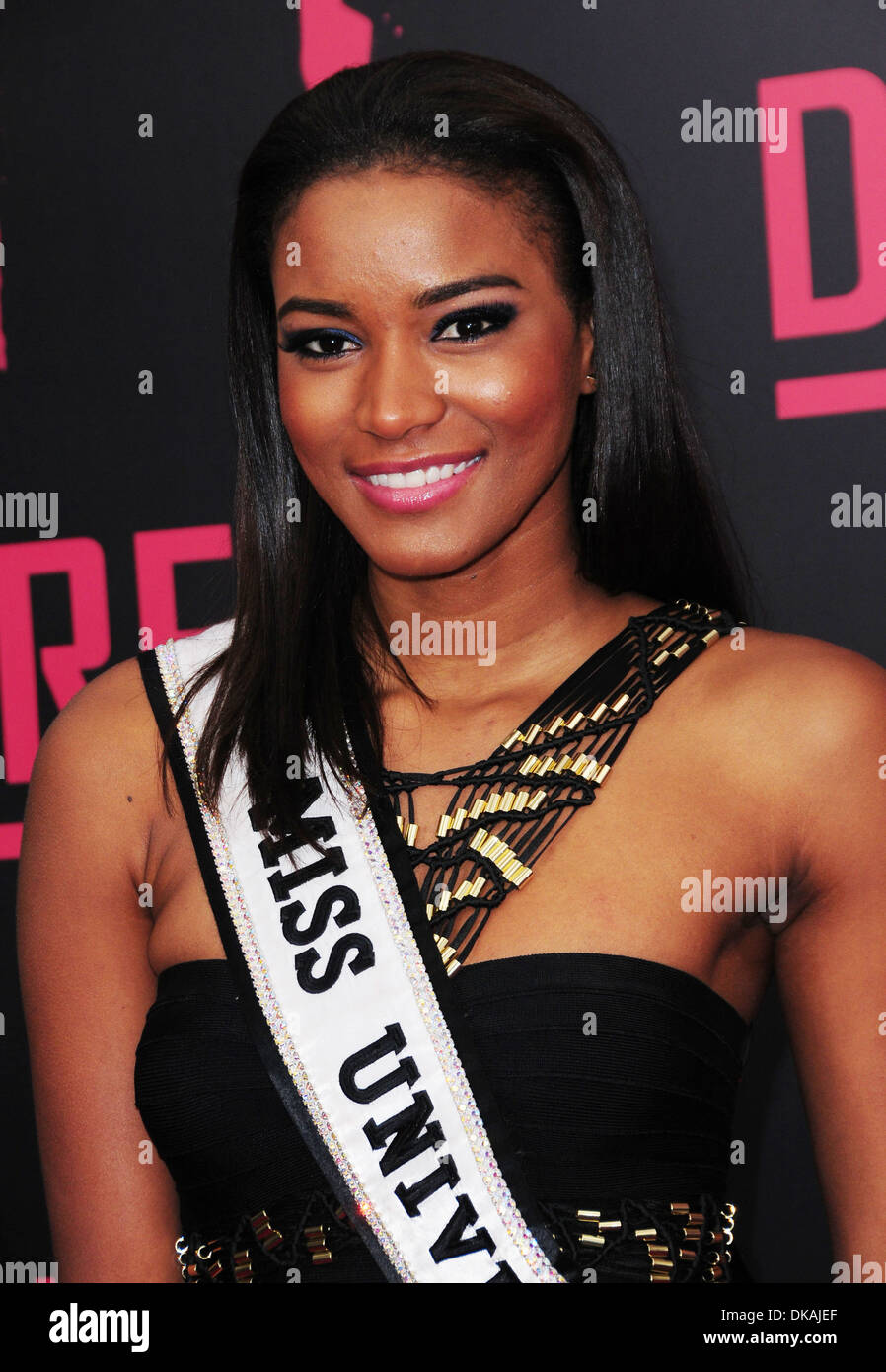 Leila Lopes 'DREDD 3D' New York Screening at Regal Union Square New ...