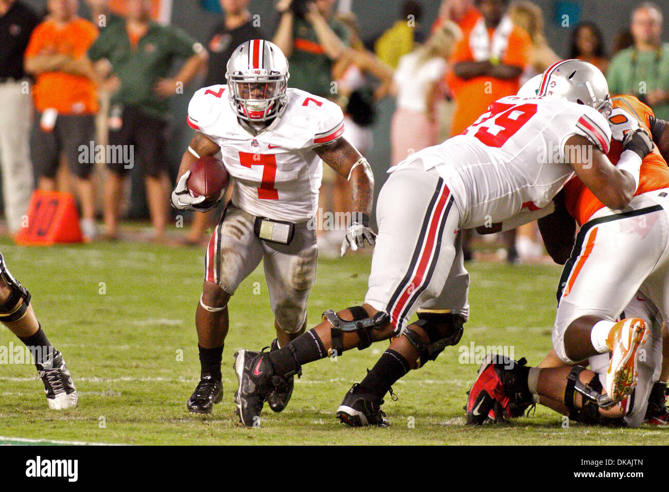 Sept. 17, 2011 - Miami, Florida, U.S - Ohio State Buckeyes running back ...