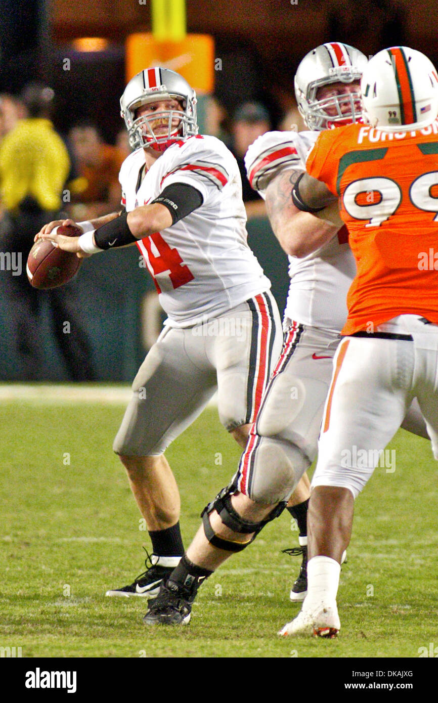 Sept. 17, 2011 - Miami, Florida, U.S - Ohio State Buckeyes quarterback ...