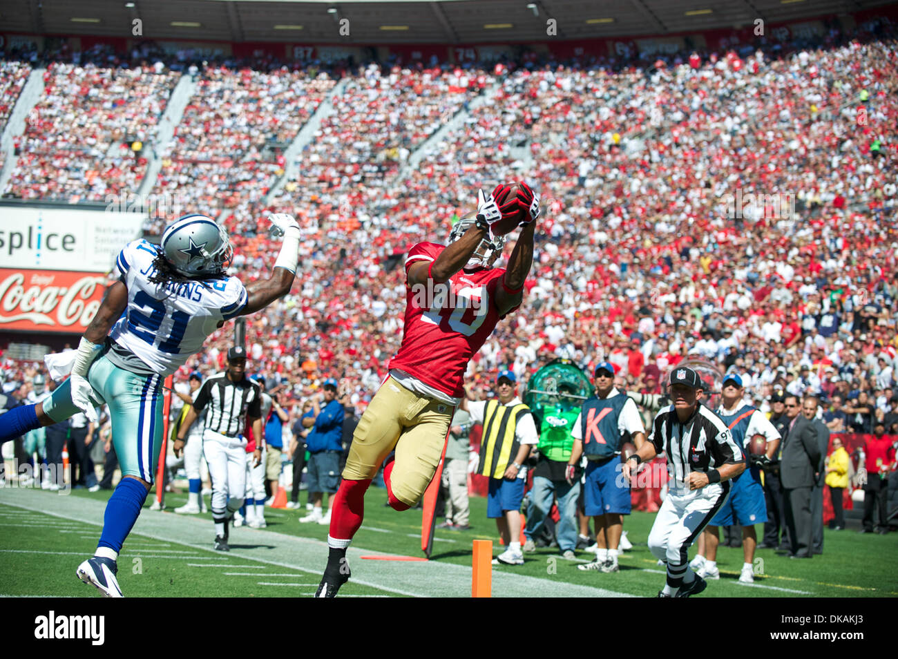 Sept. 18, 2011 - San Francisco, California, U.S - 49ers wide receiver ...