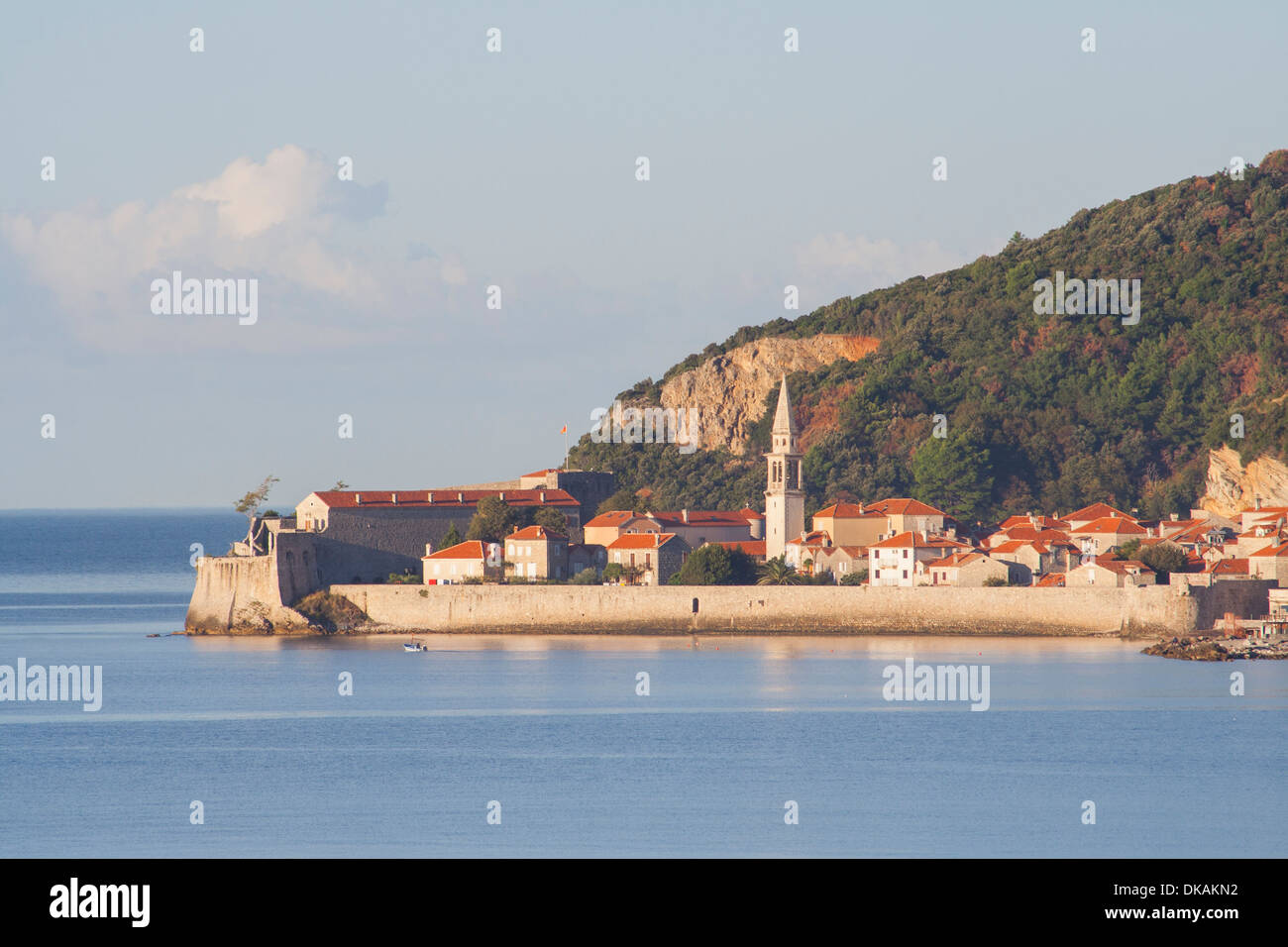 Old town budva panorama hi-res stock photography and images - Alamy