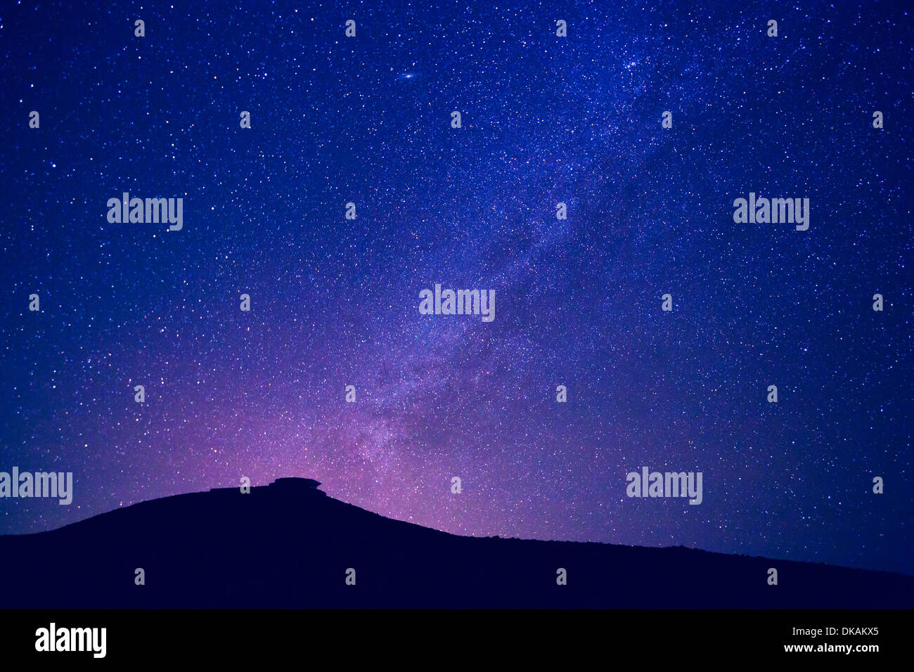 Milky way stars at night Stock Photo - Alamy