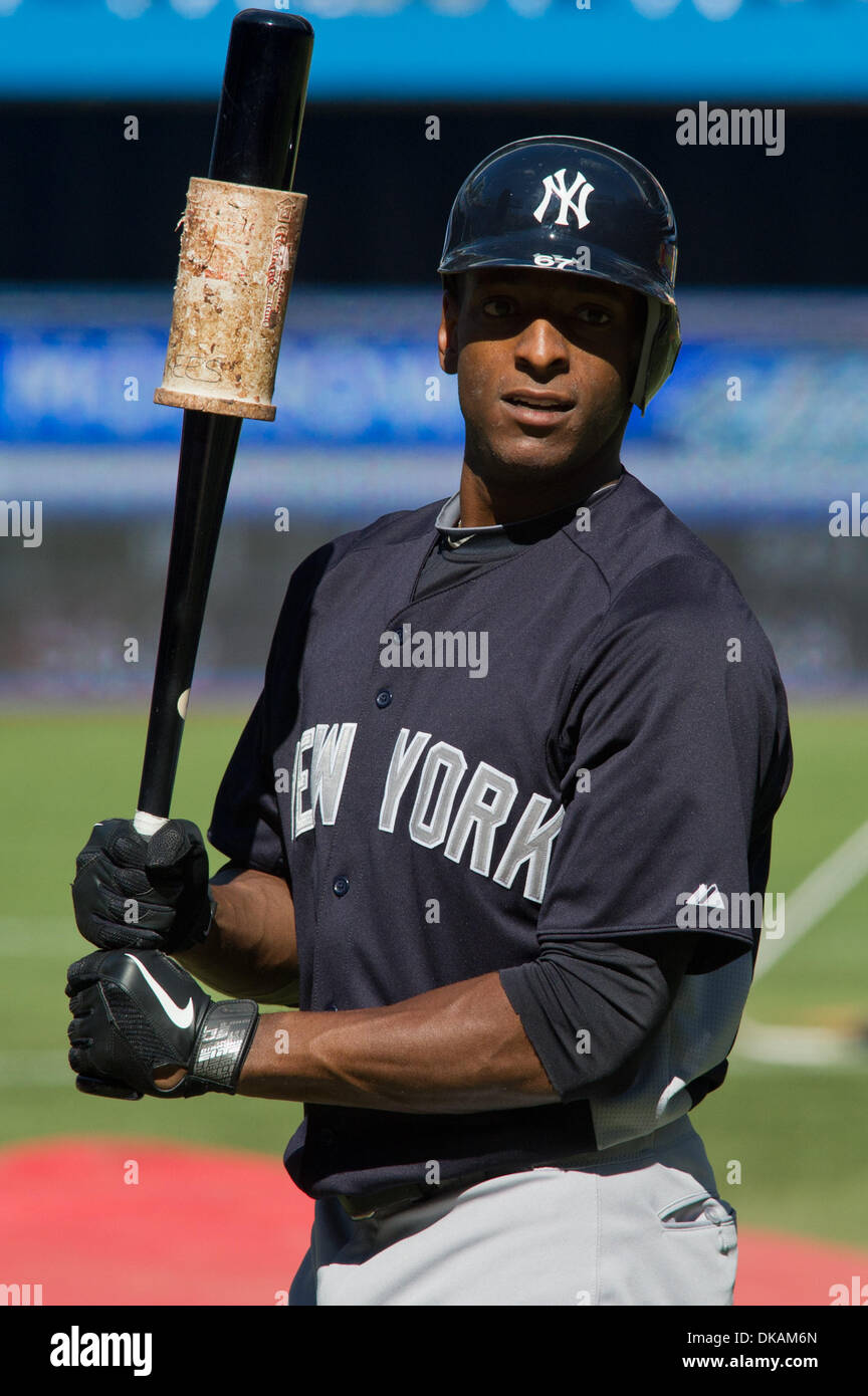 Sept. 18, 2011 - Toronto, Ontario, Canada - New York Yankees outfielder ...