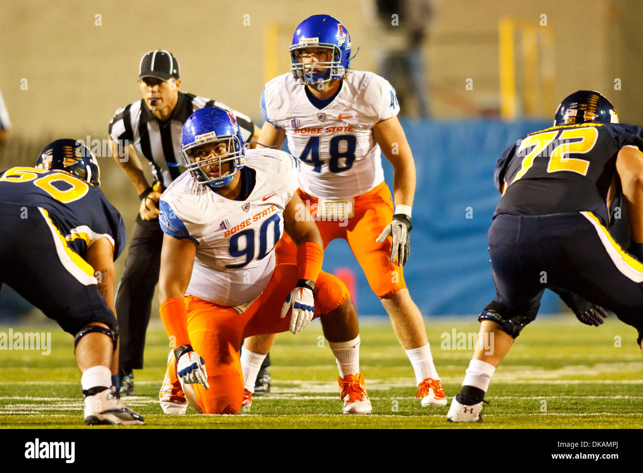 Sept. 16, 2011 - Toledo, Ohio, U.S - Boise State defensive lineman ...