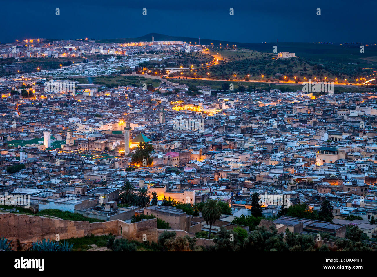 A View of The Medina (Old City) Fez, Morocco Stock Photo - Alamy