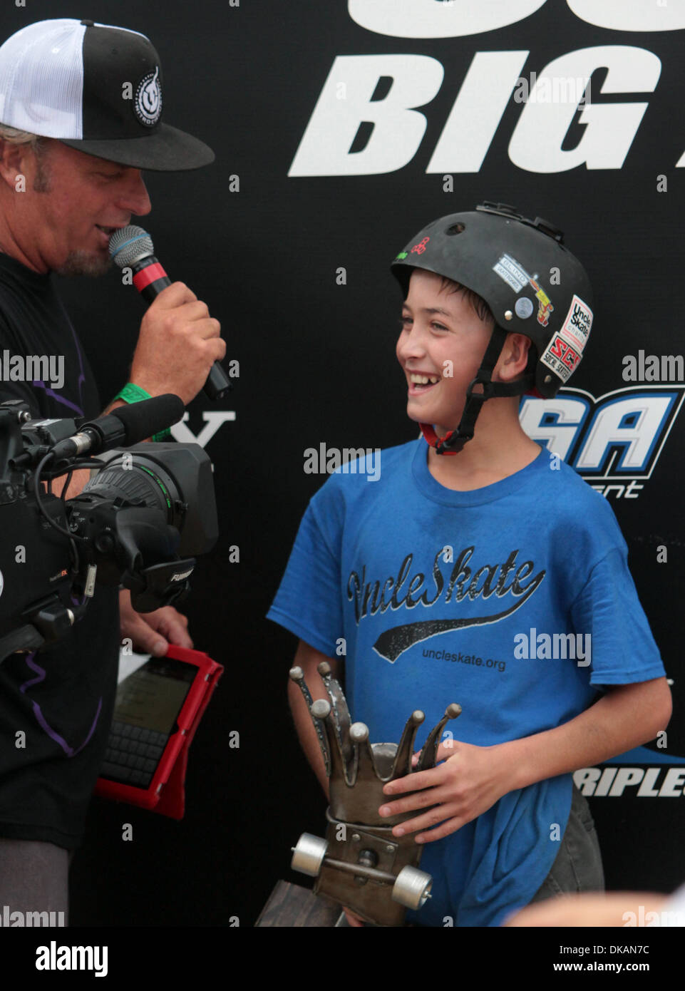 Trey Wood Sony Big Air Triples competition on Venice Beach Los Angeles ...