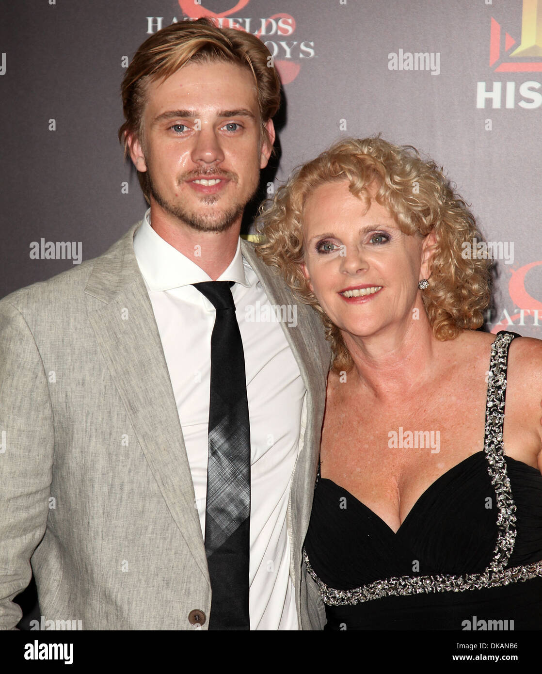Boyd Holbrook and mom Ellen HISTORY hosts a Pre-Emmy party at Soho ...
