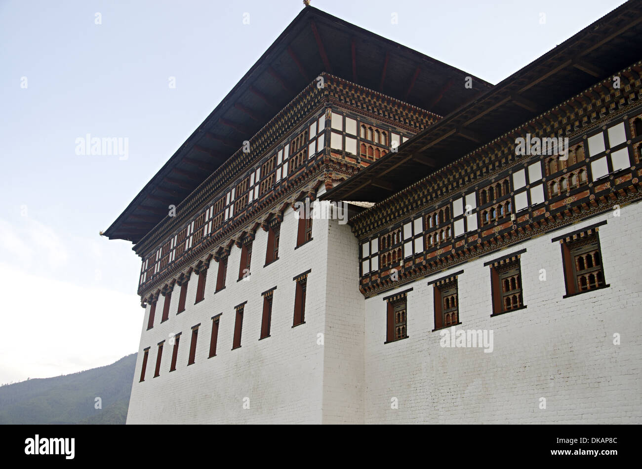 Partial view of the King's Palace. Known as Dechencholing Palace ...