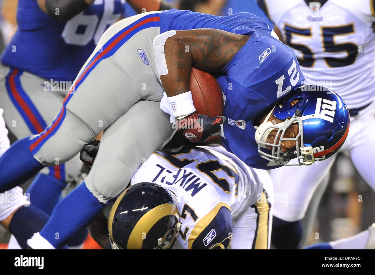 Brandon jacobs 2011 hi-res stock photography and images - Alamy
