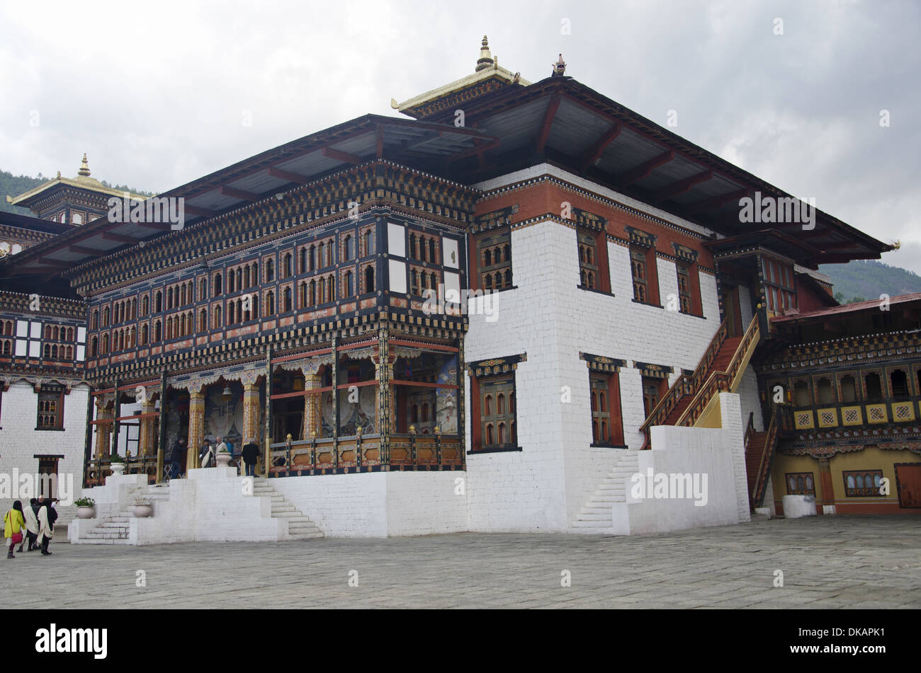 View of the King's Palace. Known as Dechencholing Palace. Thimphu ...