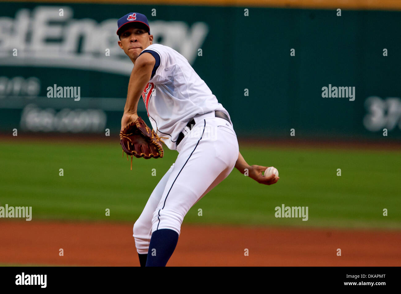Sept. 21, 2011 - Cleveland, Ohio, U.S - Cleveland starting pitcher ...