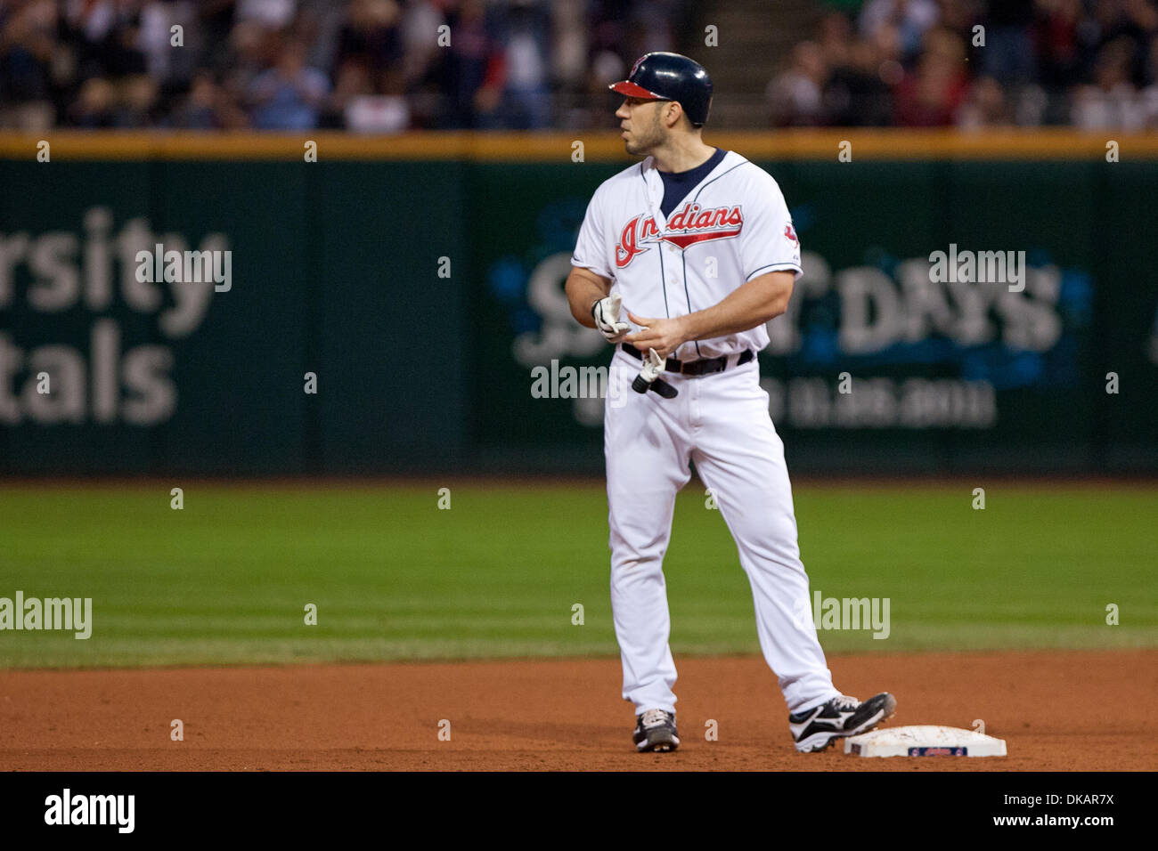 Sept. 22, 2011 - Cleveland, Ohio, U.S - Cleveland designated hitter ...