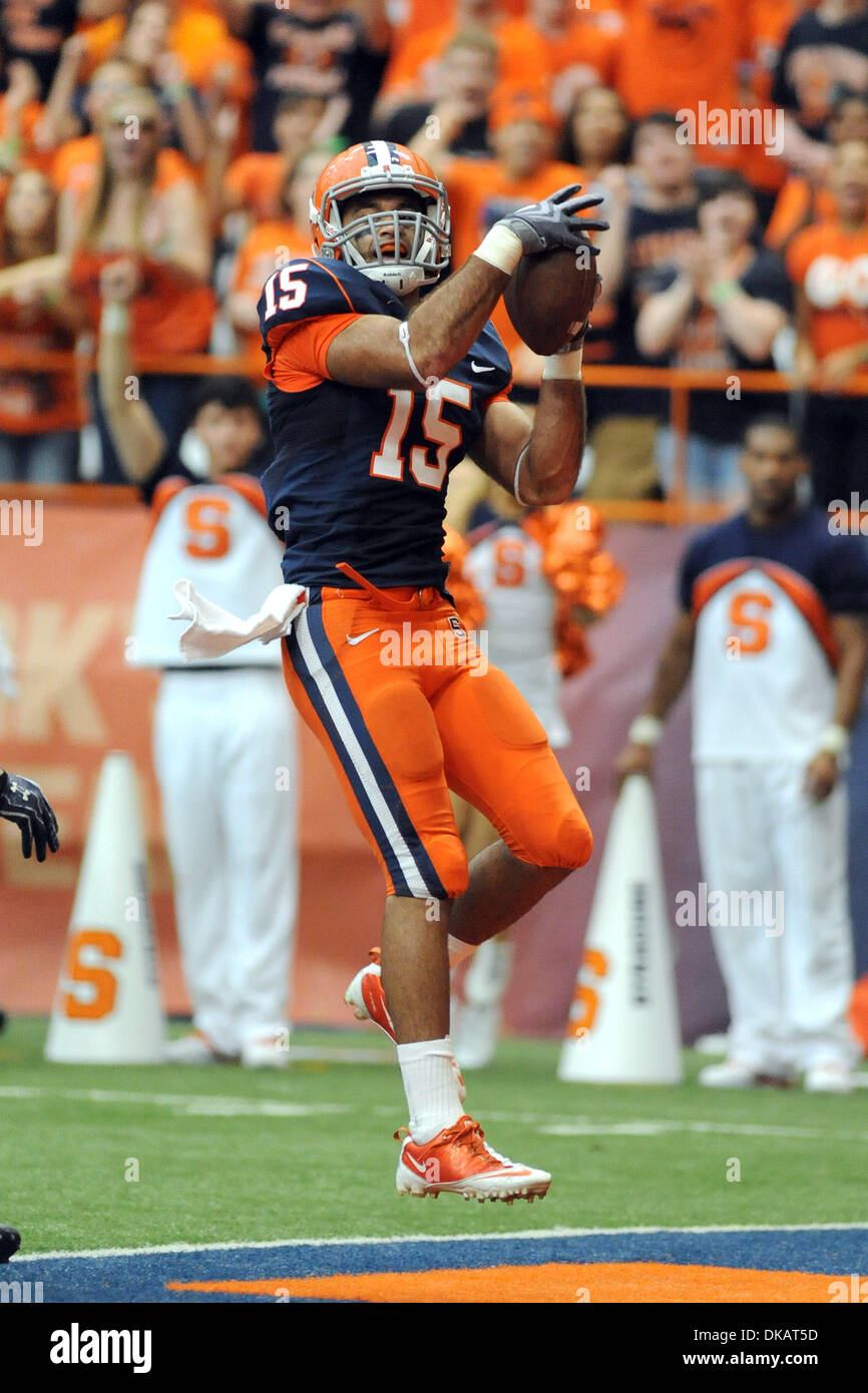 Sept. 24, 2011 - Syracuse, New York, U.S - Syracuse Orange wide ...
