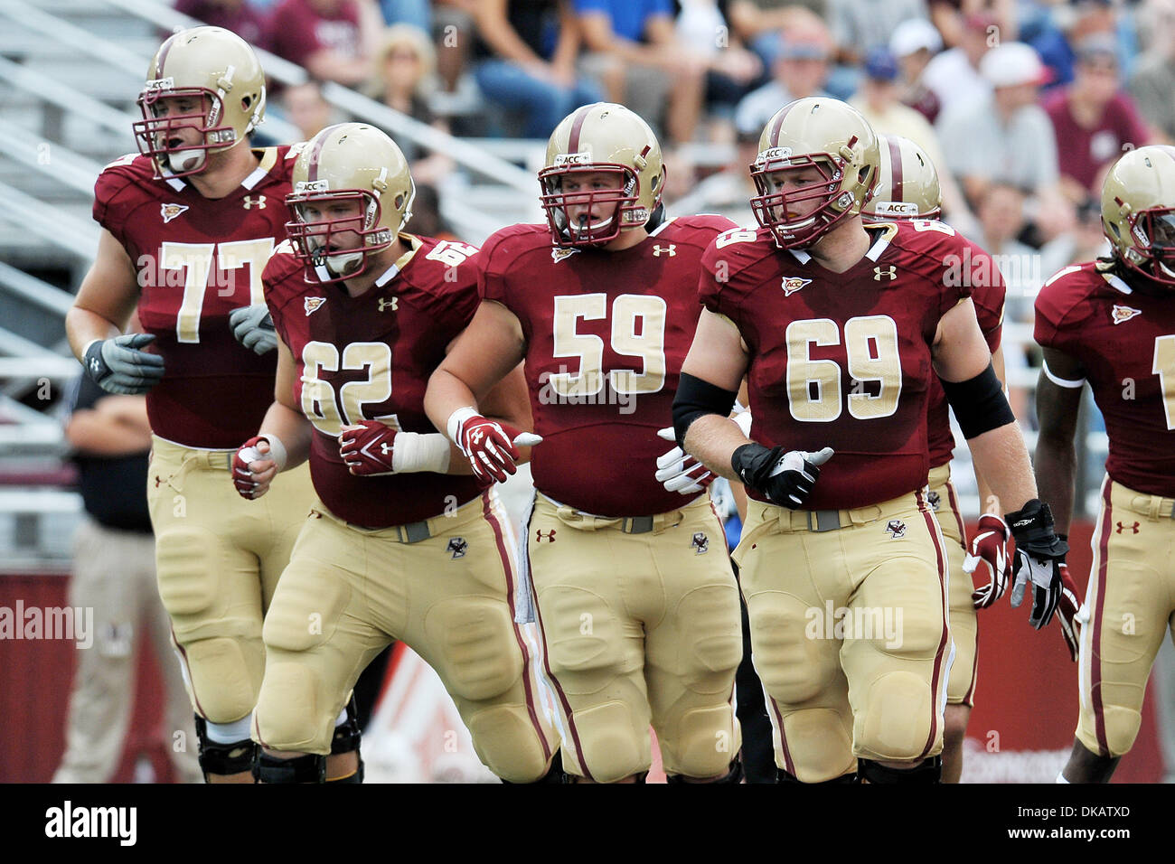 Sept. 24, 2011 - Boston, Massachusetts, U.S - The offence came alive BC ...
