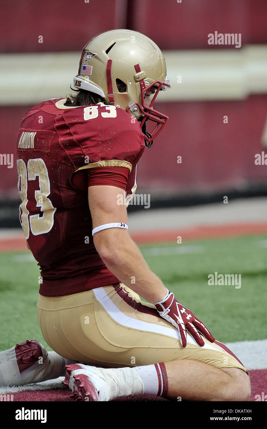 Sept. 24, 2011 - Boston, Massachusetts, U.S - The offence came alive BC ...