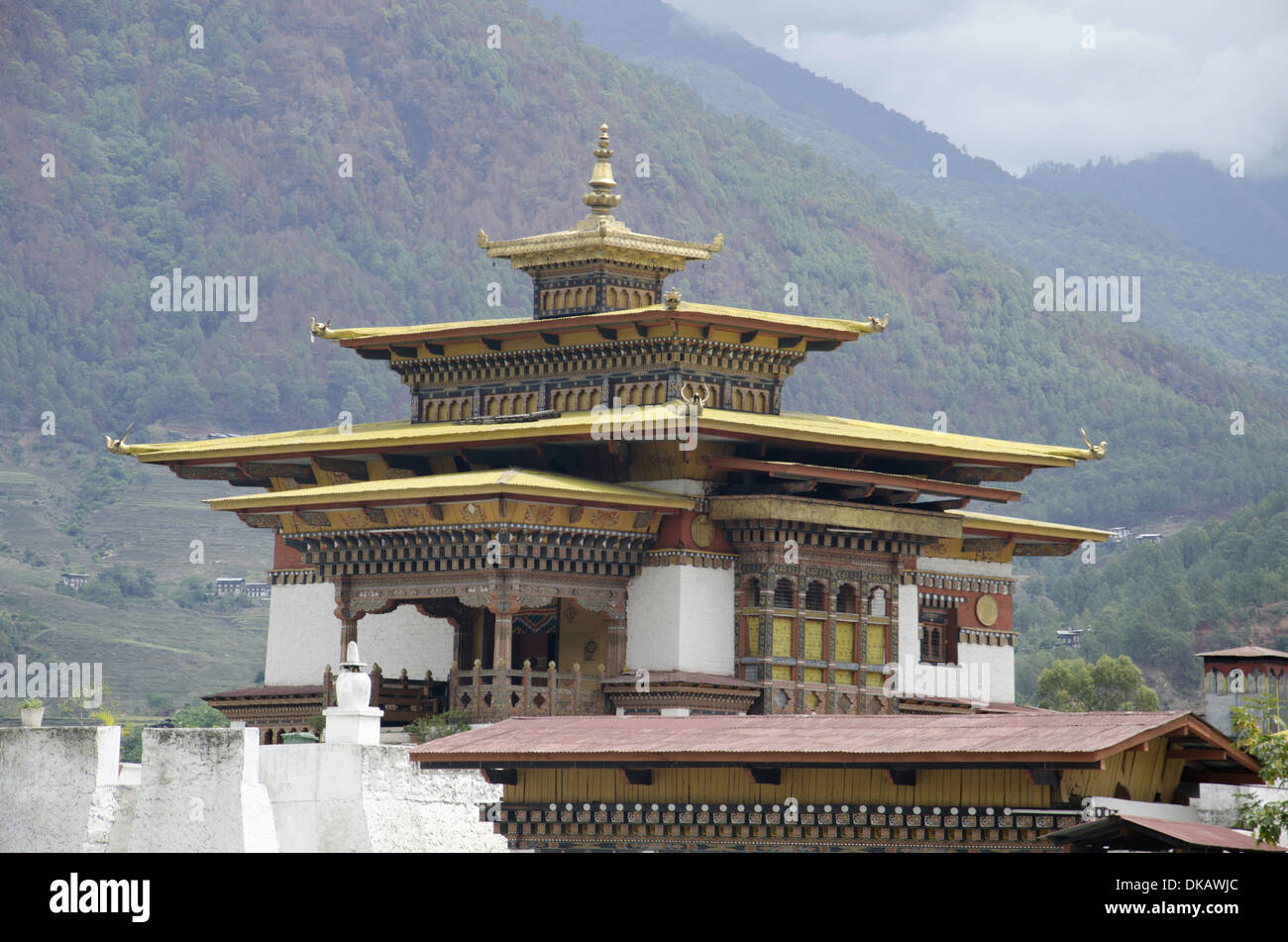 Pungtang Dechen Photrang Dzong or palace of great bliss. Entrance ...