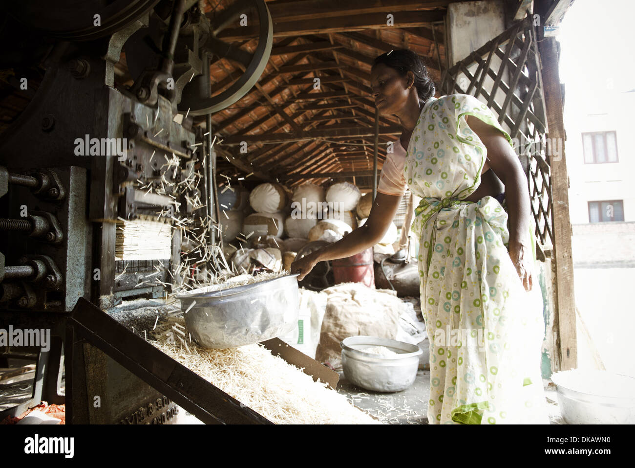 A matchstick factory. Kollam, India Stock Photo - Alamy
