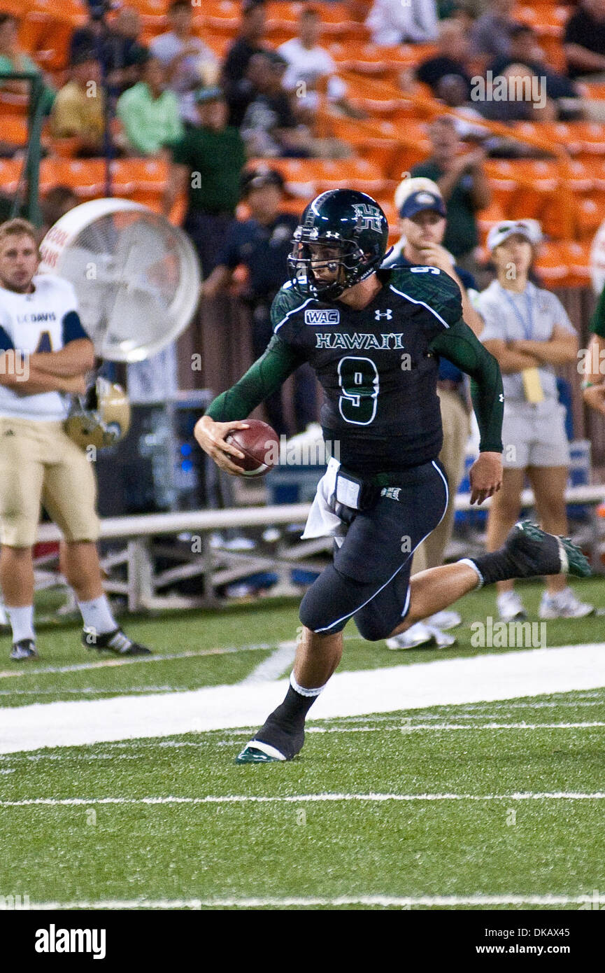 Sept. 24, 2011 - Honolulu, Hawaii, U.S - UC Davis Aggies wide receiver ...