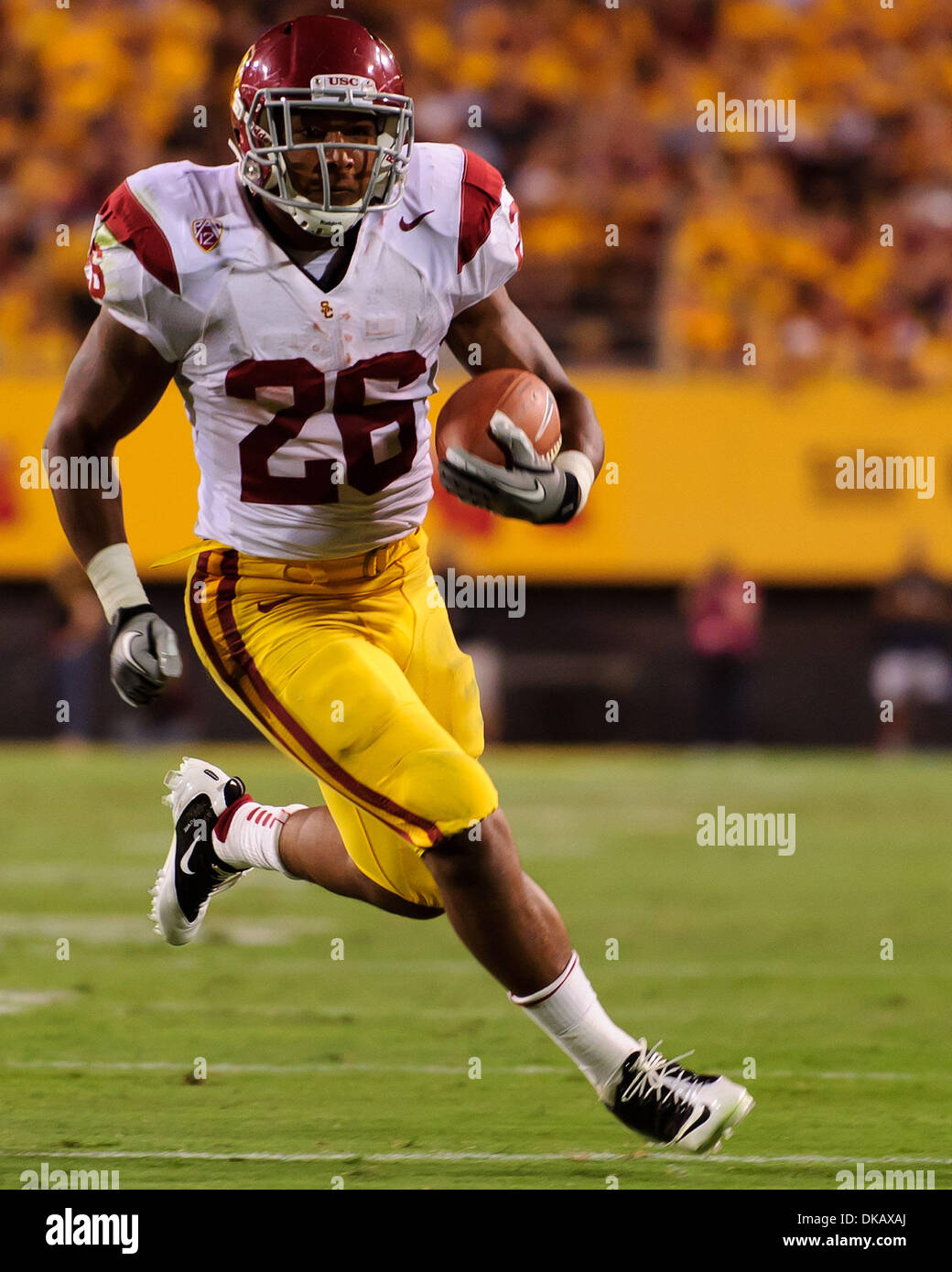September 24, 2011: USC Trojans running back Marc Tyler #26 in action ...
