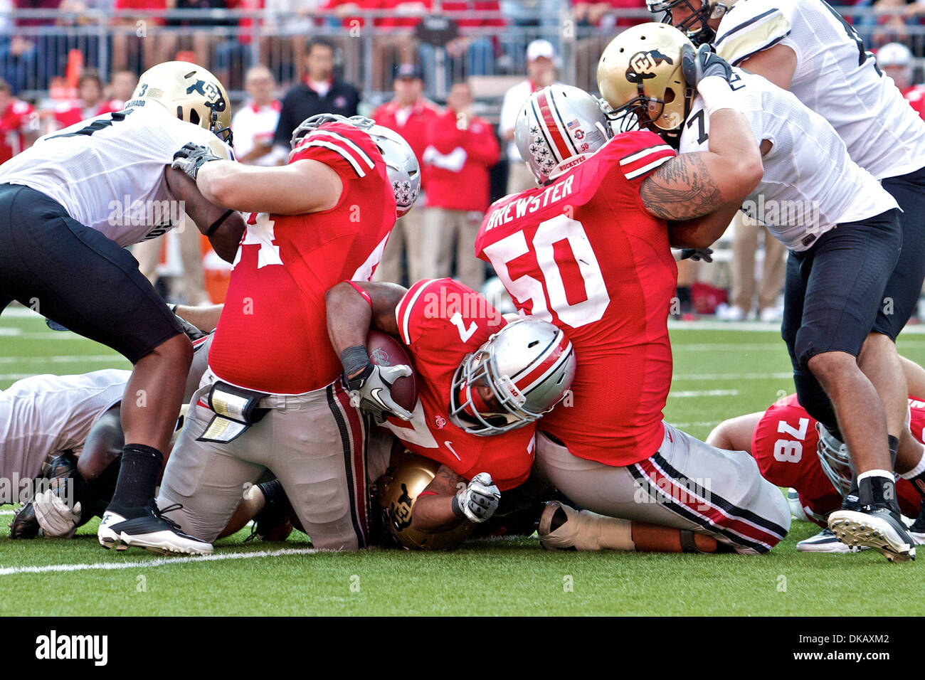 Sept. 24, 2011 - Columbus, Ohio, U.S - Ohio State Buckeyes running back ...