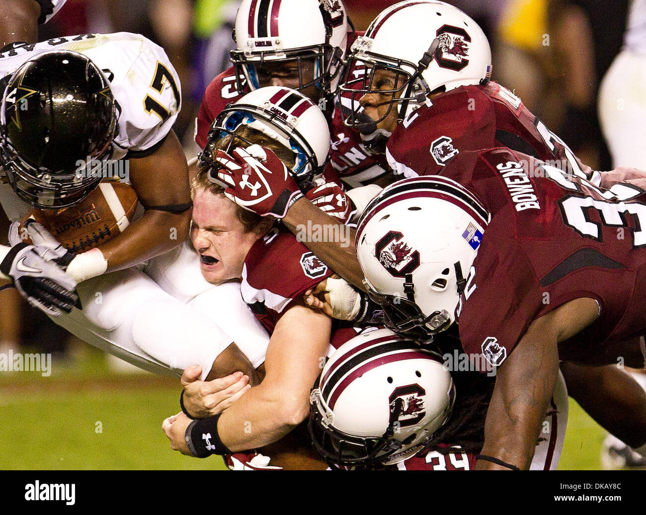 Sept. 24, 2011 - Columbia, South Carolina, U.S - Vanderbilt Commodores wide receiver Jonathan ...