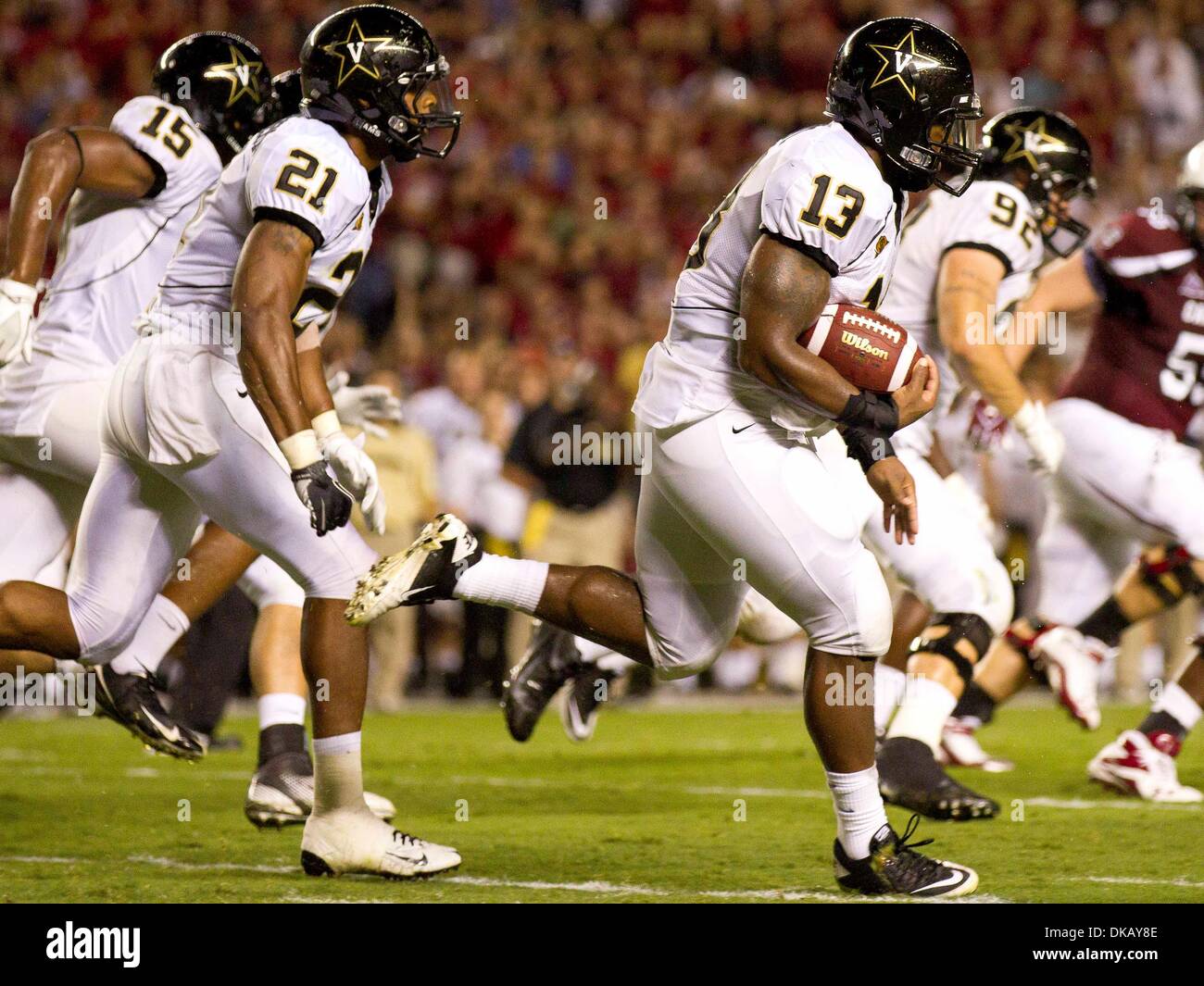 Sept. 24, 2011 - Columbia, South Carolina, U.S - Vanderbilt Commodores ...