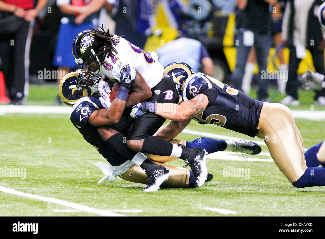 Sep. 25, 2011 - Saint Louis, Missouri, U.S - Baltimore Ravens wide ...