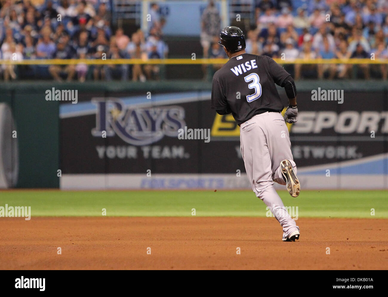 Sept. 25, 2011 - St.Petersburg, Florida, U.S - Toronto Blue Jays center ...