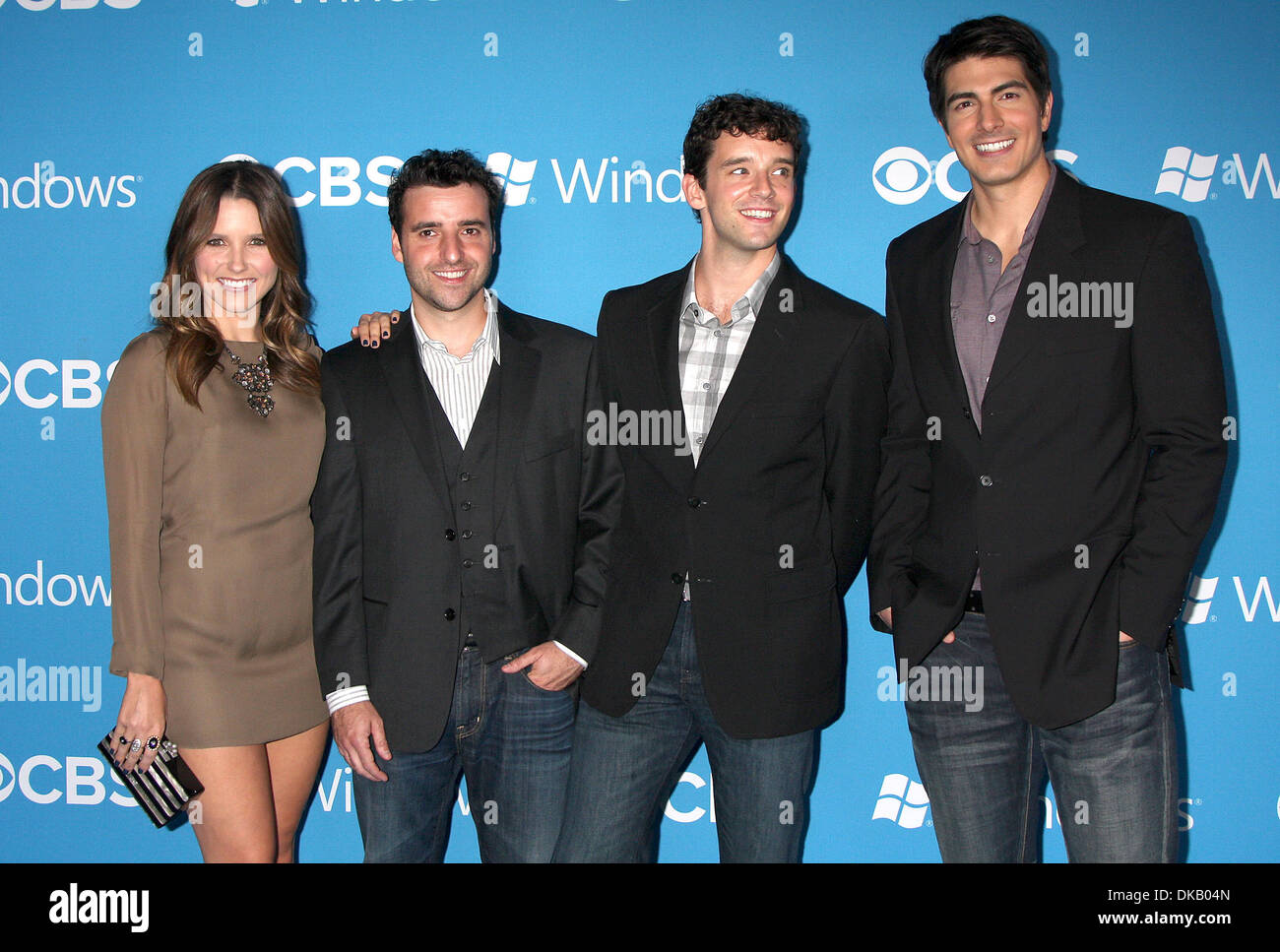 Sophia Bush David Krumholtz Michael Urie Brandon Routh at CBS 2012 Fall ...