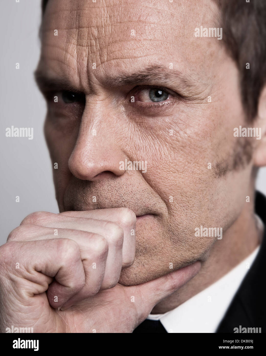 Three quarter profile hi-res stock photography and images - Alamy