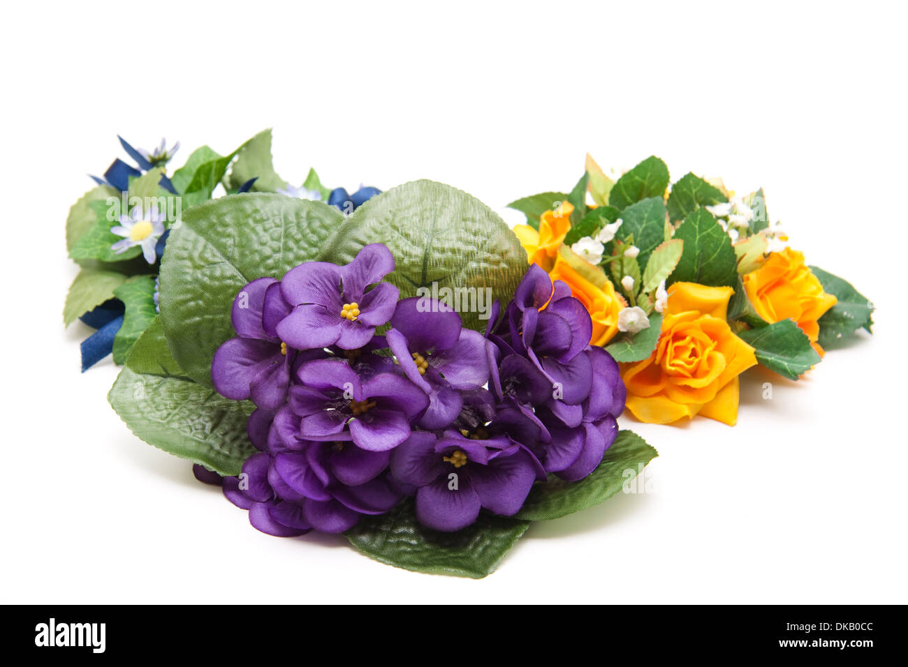 Violets and roses Stock Photo - Alamy