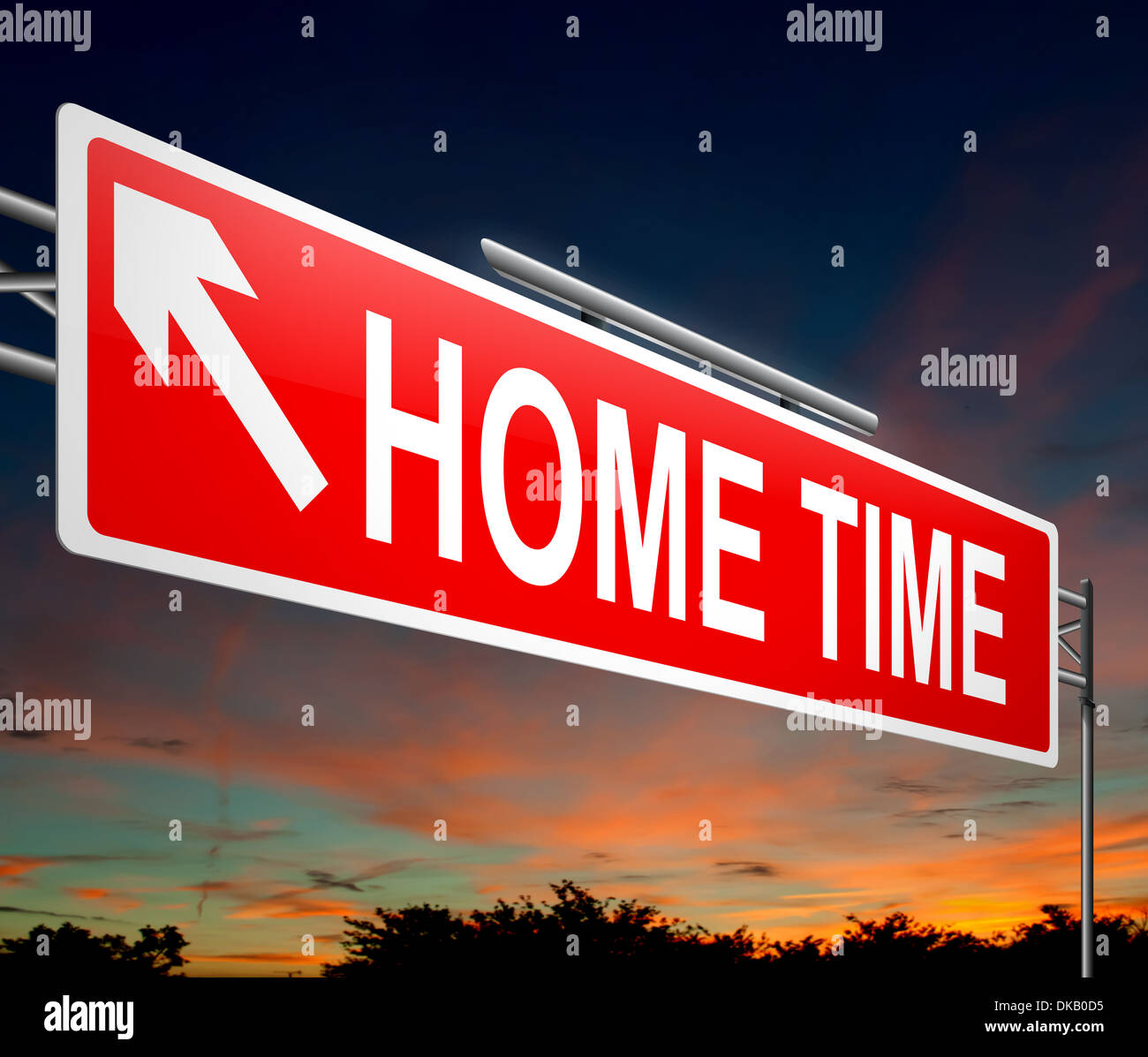 Home time concept Stock Photo - Alamy