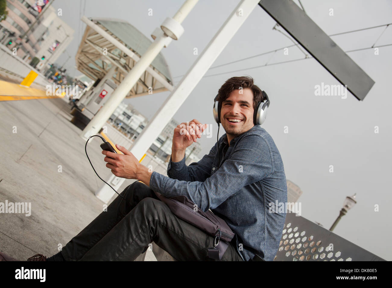 Man Wearing Headphones High Resolution Stock Photography and Images - Alamy