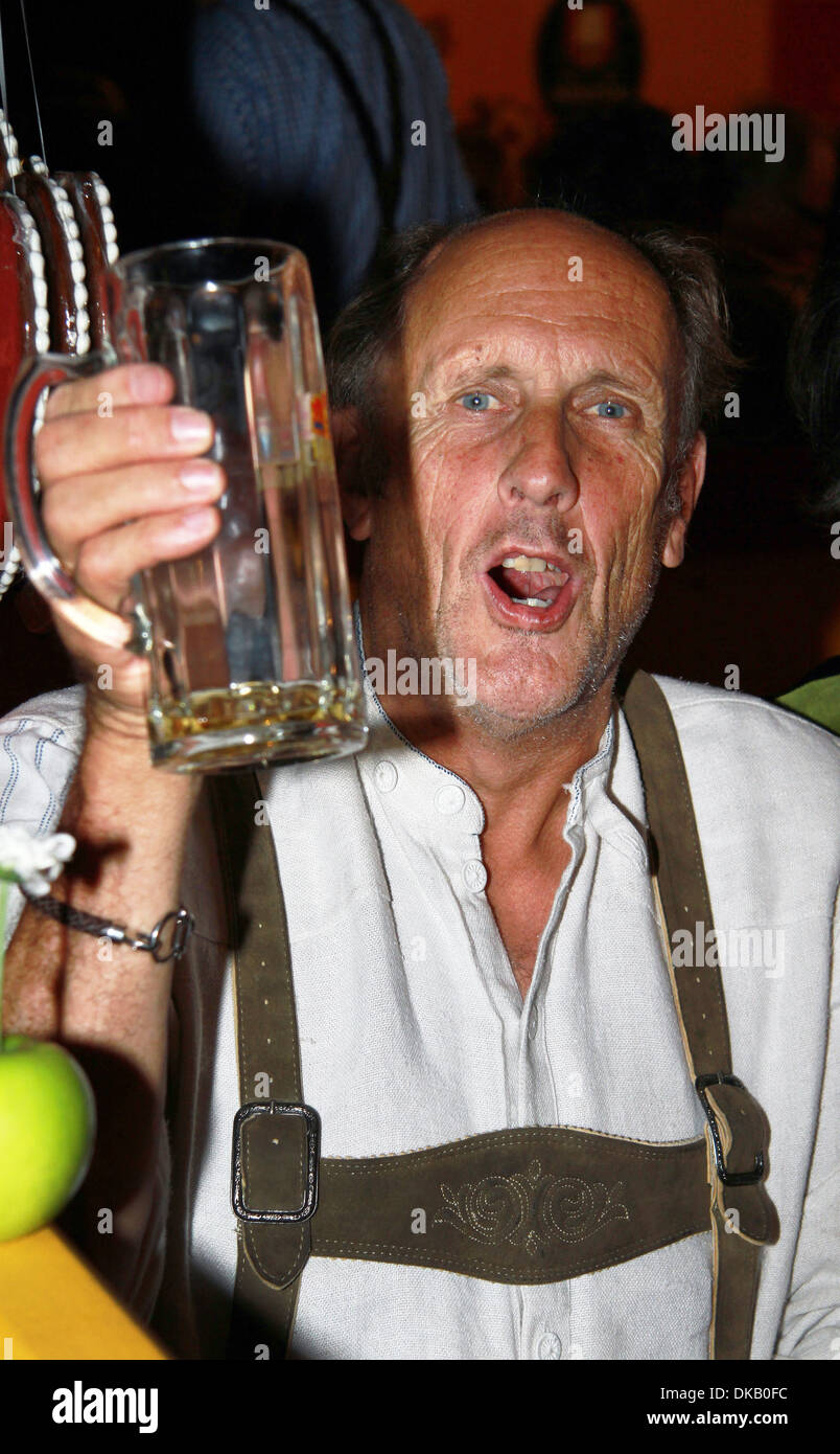 Hans Stuck attends the Oktoberfest beer festival at Hippodrom Munich ...