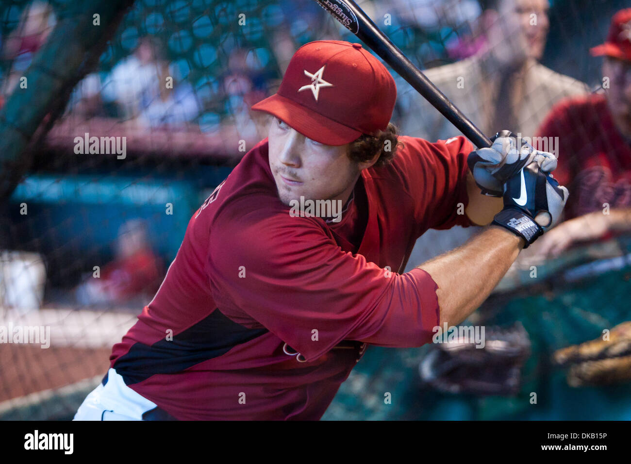 Sept. 24, 2011 - Houston, Texas, U.S - Houston Astros first baseman ...