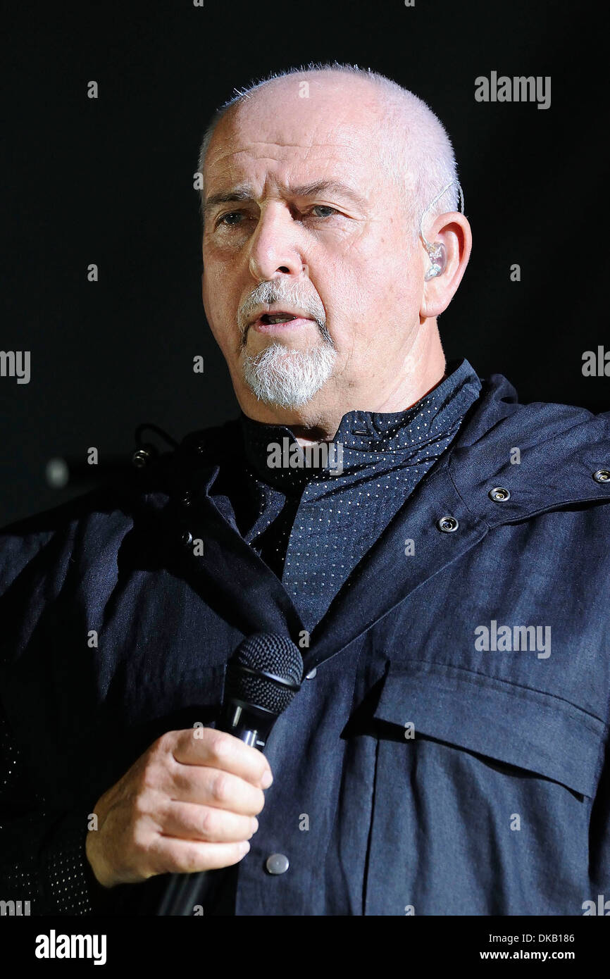 Peter Gabriel performing at Air Canada Centre during his 'Back To Front ...