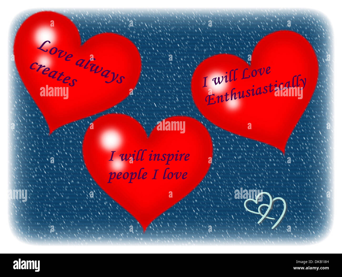 Three Hearts, India Stock Photo - Alamy