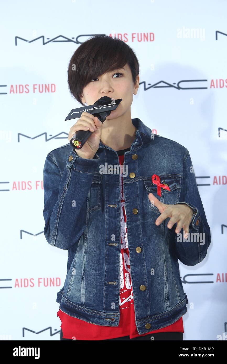 Taipei, Taiwan. 3rd Dec, 2013. Singer Denise Ho attends charity ...