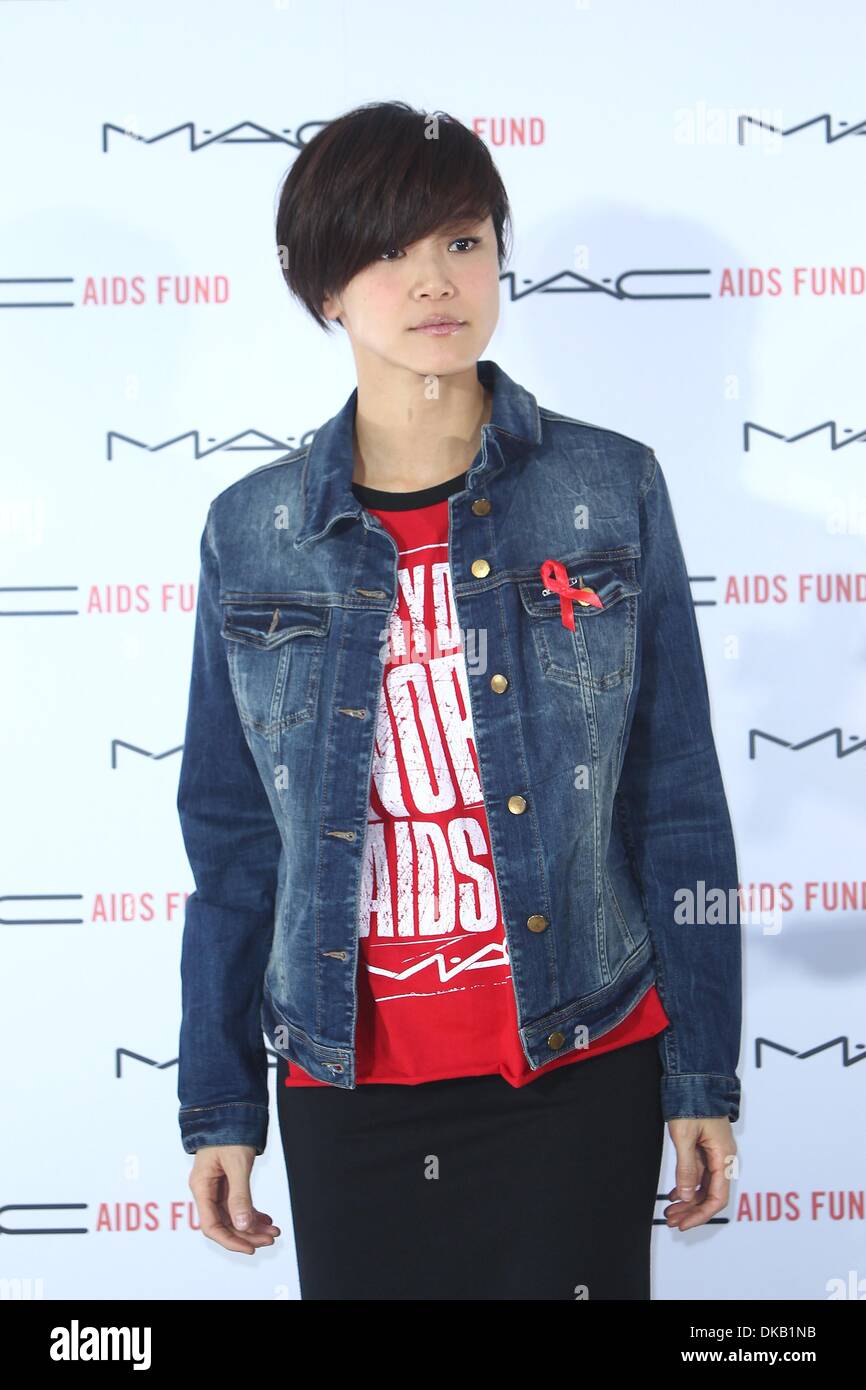 Taipei, Taiwan. 3rd Dec, 2013. Singer Denise Ho attends charity ...