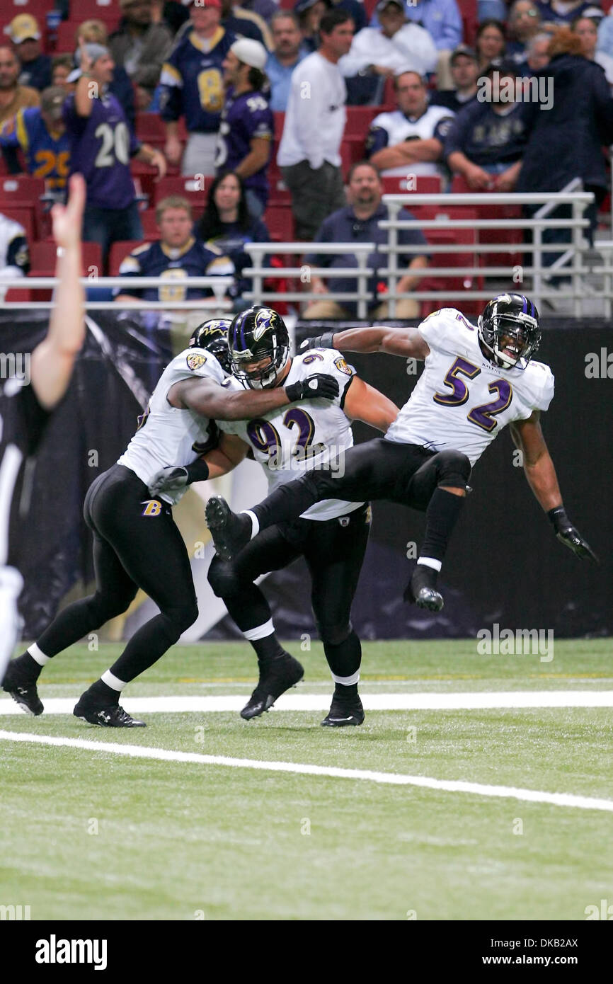 Sep. 25, 2011 - Saint Louis, Missouri, U.S - Baltimore Ravens ...