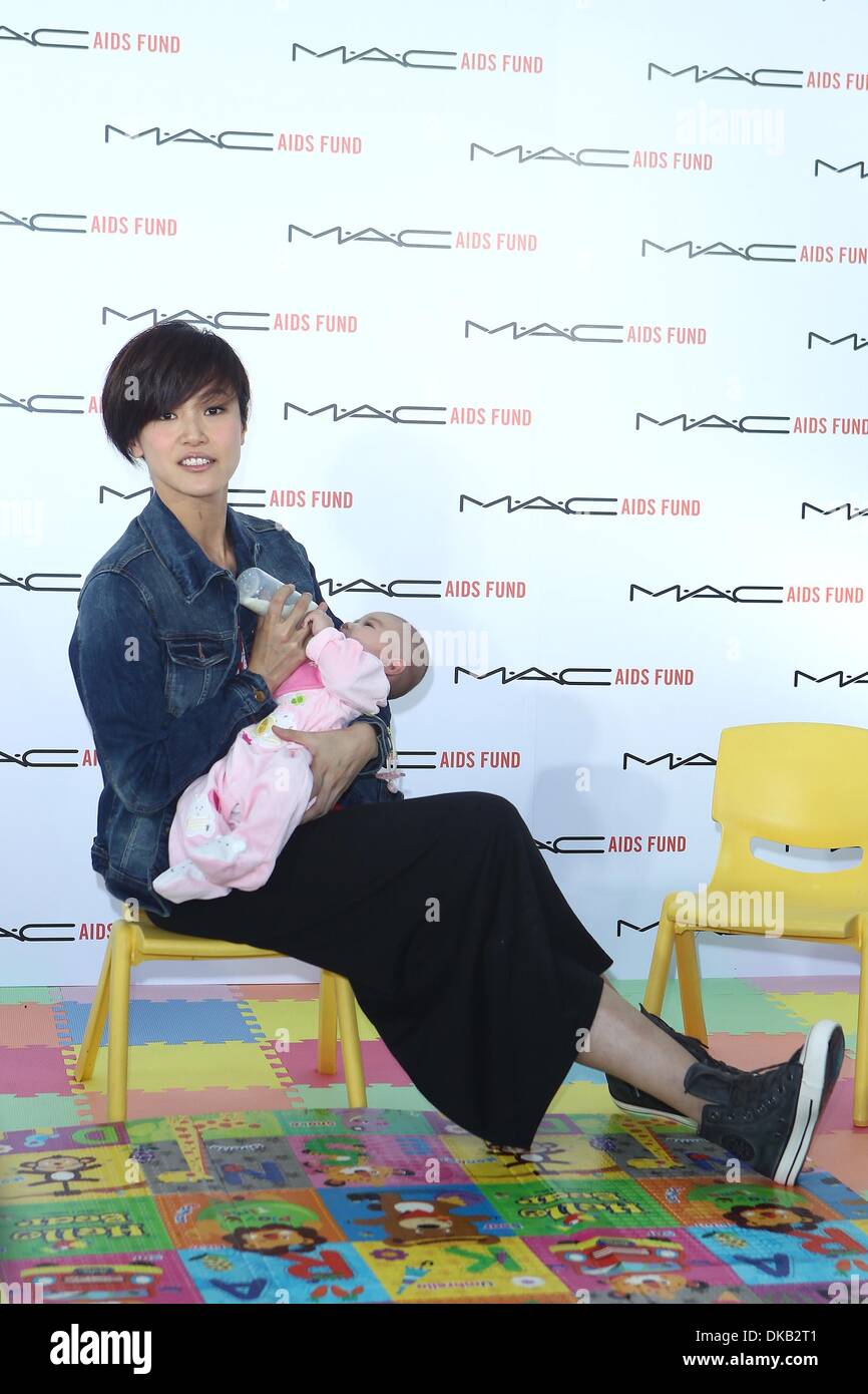 Taipei, Taiwan. 3rd Dec, 2013. Singer Denise Ho attends charity ...