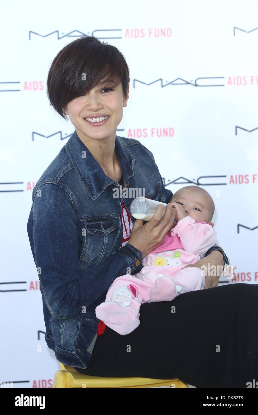 Taipei, Taiwan. 3rd Dec, 2013. Singer Denise Ho attends charity ...