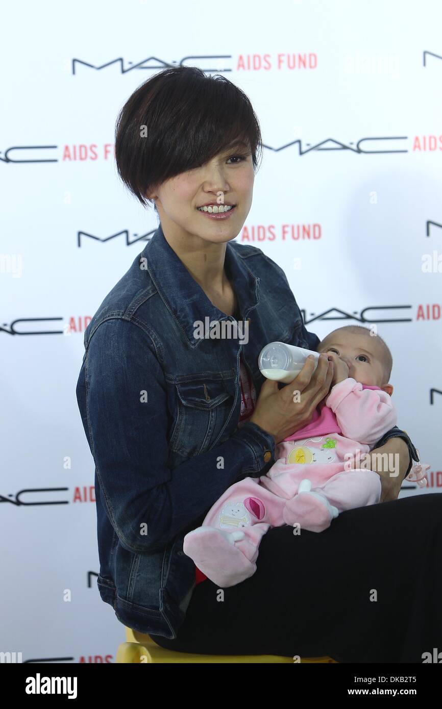 Taipei, Taiwan. 3rd Dec, 2013. Singer Denise Ho attends charity ...