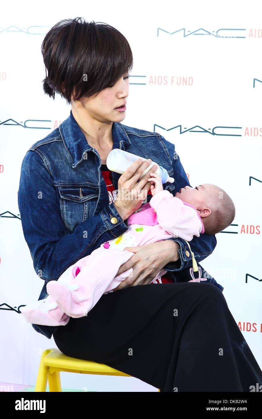 Taipei, Taiwan. 3rd Dec, 2013. Singer Denise Ho attends charity ...