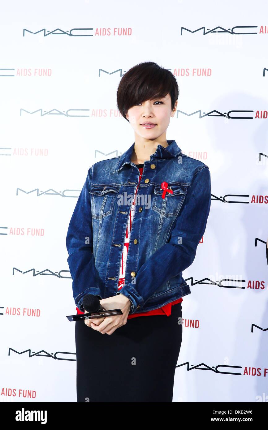 Taipei, Taiwan. 3rd Dec, 2013. Singer Denise Ho attends charity ...