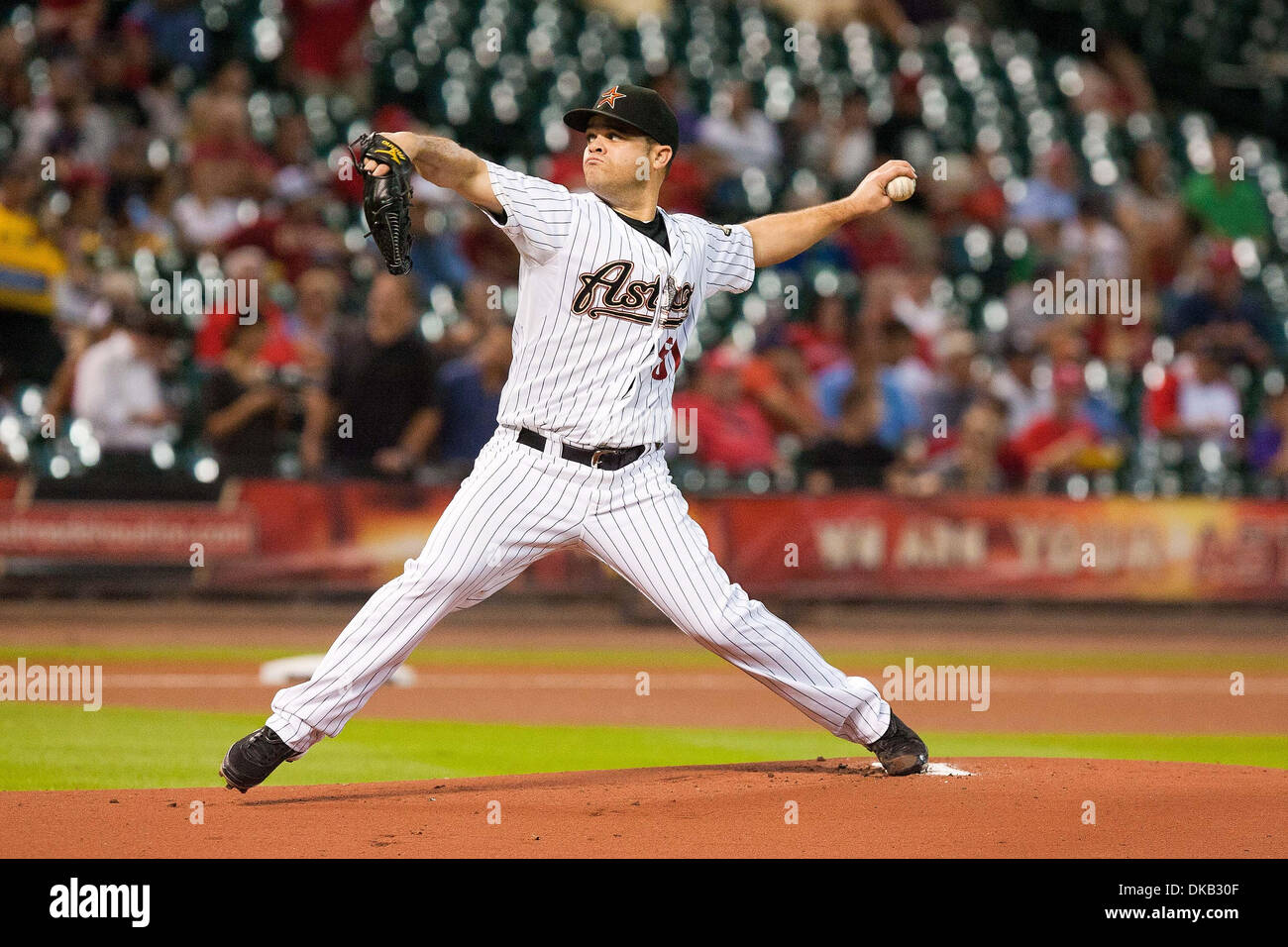 Sept. 26, 2011 - Houston, Texas, U.S - Houston Astros starting pitcher ...
