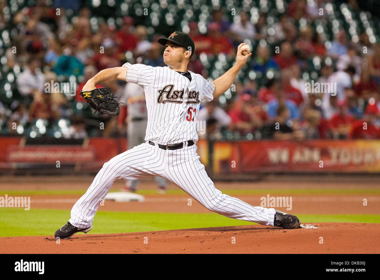 Sept. 26, 2011 - Houston, Texas, U.S - Houston Astros starting pitcher ...